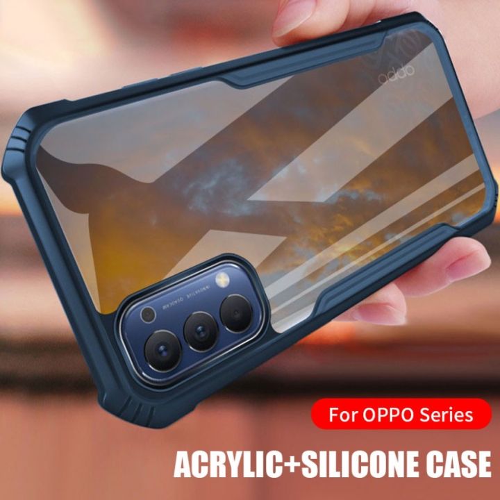 Acrylic Super Shockproof Transparent Phone Case For Oppo Reno 11 10 8T ...