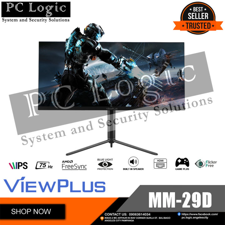 VIEWPLUS 29" INCH ULTRAWIDE IPS MONITOR (FREE VIEWPLUS MOUSEPAD ...