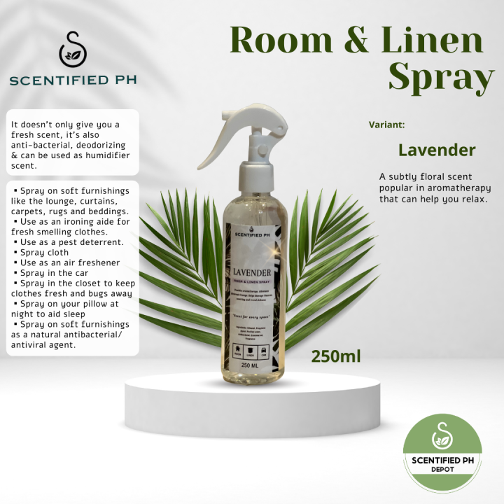 Scentified Ph Room and Linen Spray Lavender | Lazada PH