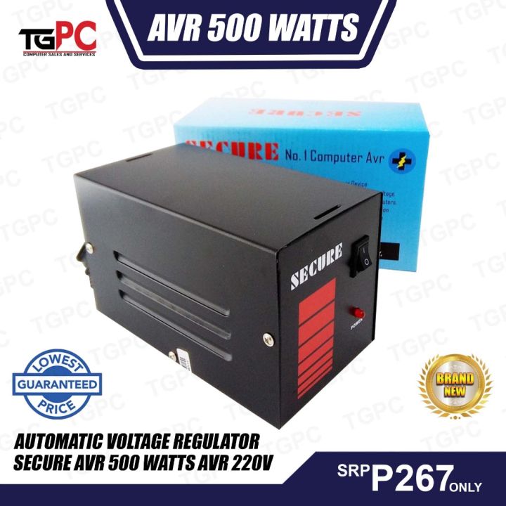 COD ♣SECURE AVR 500 Watts AVR (automatic voltage regulator) 220v ...