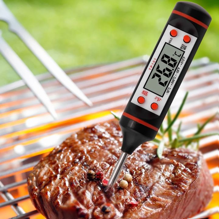 Kitchen Digital Food Thermometer For Meat BBQ Water Milk Oil ...