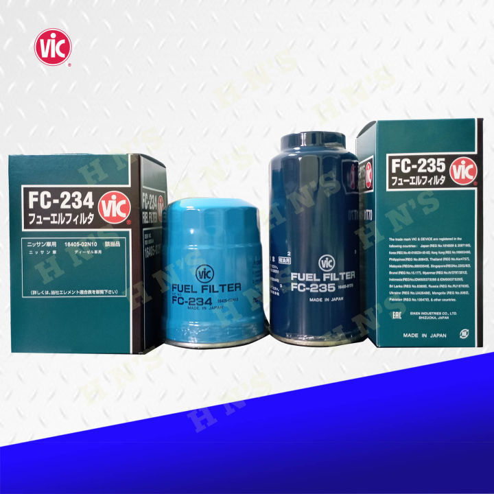 VIC Fuel Filter Set ( FC-234 / FC-235 ) for Nissan Frontier QD32 ...
