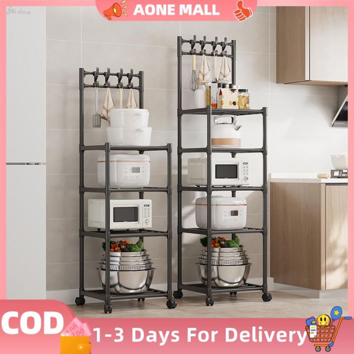 4/5 Layer Pot & Pan Rack Caseroles Organizer Kitchen Bathroom Shelf ...