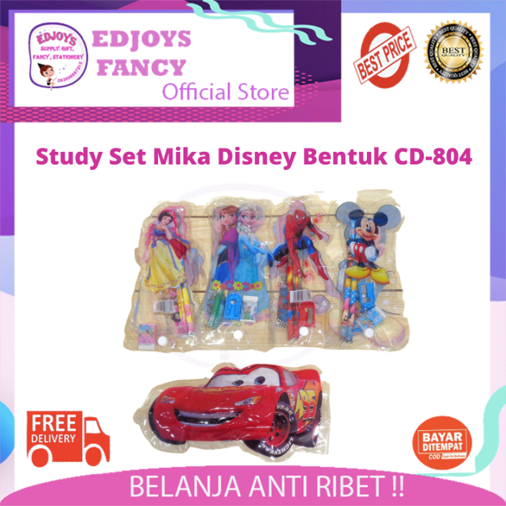 STUDY SET DISNEY MIKA BENTUK 5 IN 1 CD-804 | Lazada Indonesia