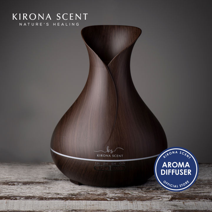 [KIRONA SCENT] Tulip Aroma Diffuser | 500ml Ultrasonic Humidifier | 7 ...