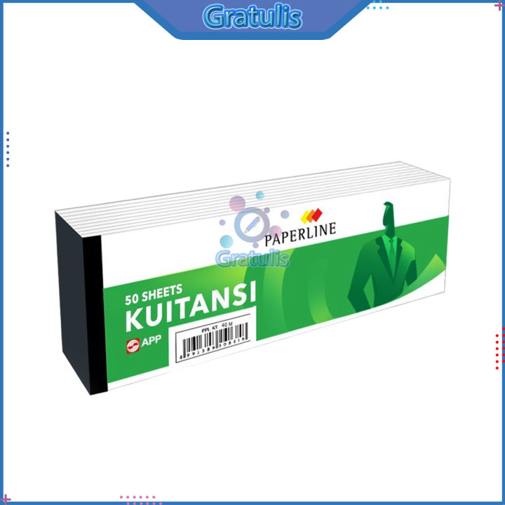 KUITANSI PAPERLINE PPL KT 40 M (1 PACK/10 BUKU) / KERTAS KWITANSI / BUKTI TANDA PEMBAYARAN ...