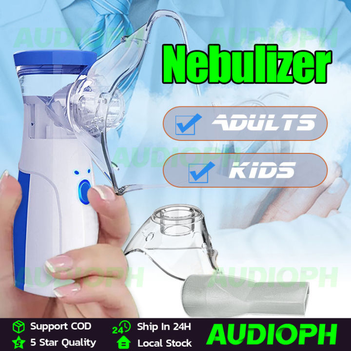 Portable Nebulizer Inhaler Ultrasonic Spray Rechargeable Nebulizer ...