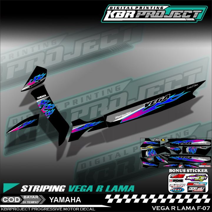 VEGA R LAMA STIKER STRIPING PREMIUM MOTOR KEREN LIS VARIASI VEGA R LAMA ...