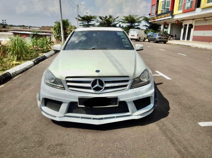 Mercedes Benz w204 facelift black series non wide bodykit body kit ...