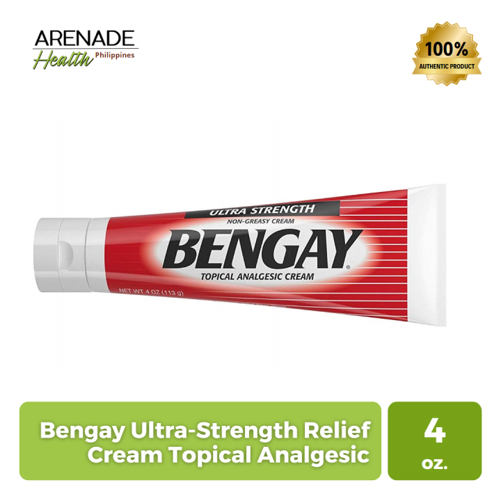 Bengay Ultra-Strength Relief Cream Topical Analgesic for Arthritis ...