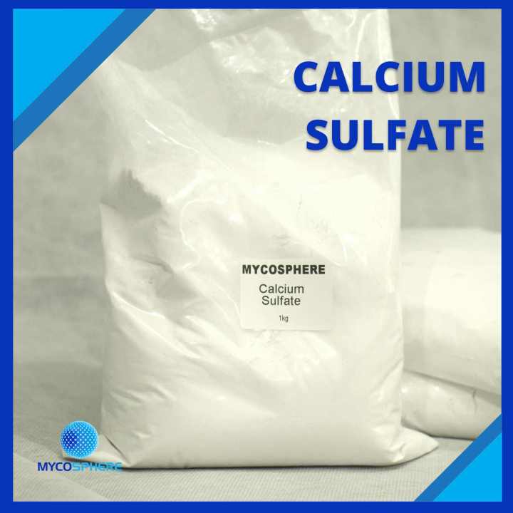 Calcium Sulfate - 1Kg Pure Gypsum Powder Fine CaSO4 | Lazada PH