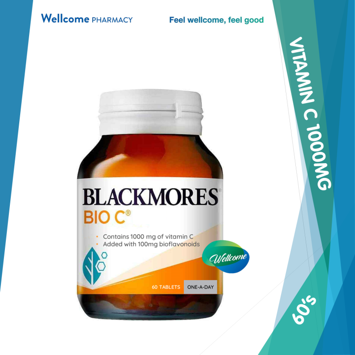 Blackmores Bio C Vitamin C 1000mg with 100mg Bioflavonoids One-A-Day ...
