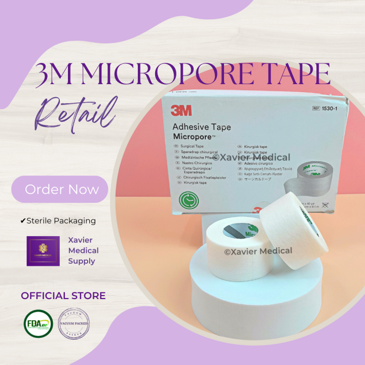 3M Micropore Surgical Tape Retail (Sold per Roll and Box)) | Lazada PH