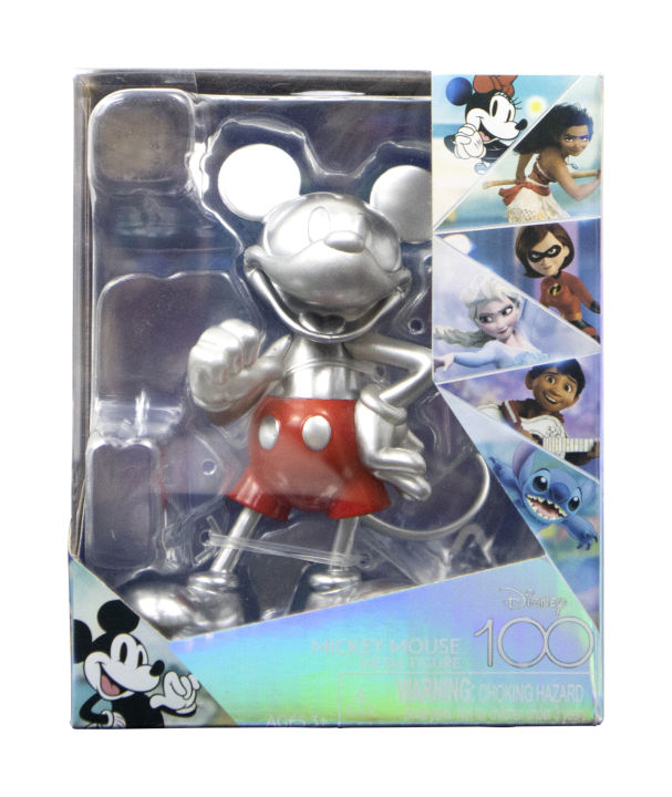 Disney D100 4-inch Diecast Figure - Mickey Mouse Collectibles Figure ...