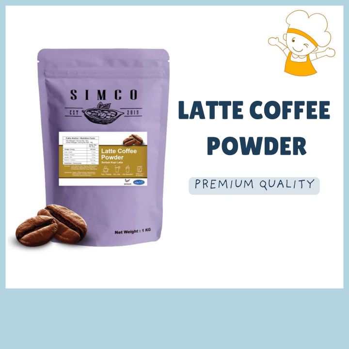 SIMCO Latte Coffee Beverage Powder / Ice Blended / Serbuk Minuman Kopi ...