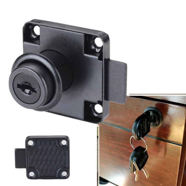 4 Locks Drawer Lock with Keys Cabinet Lock Rolled Steel Mailbox Door ...