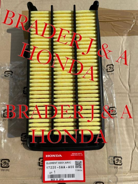 AIR FILTER SARINGAN UDARA MESIN CIVIC TURBO SEDAN TYPE R 1800 CC 2016 ...