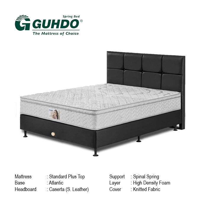 Kasur / Tempat Tidur / Springbed Set Guhdo Standard Plushtop Plush Top ...
