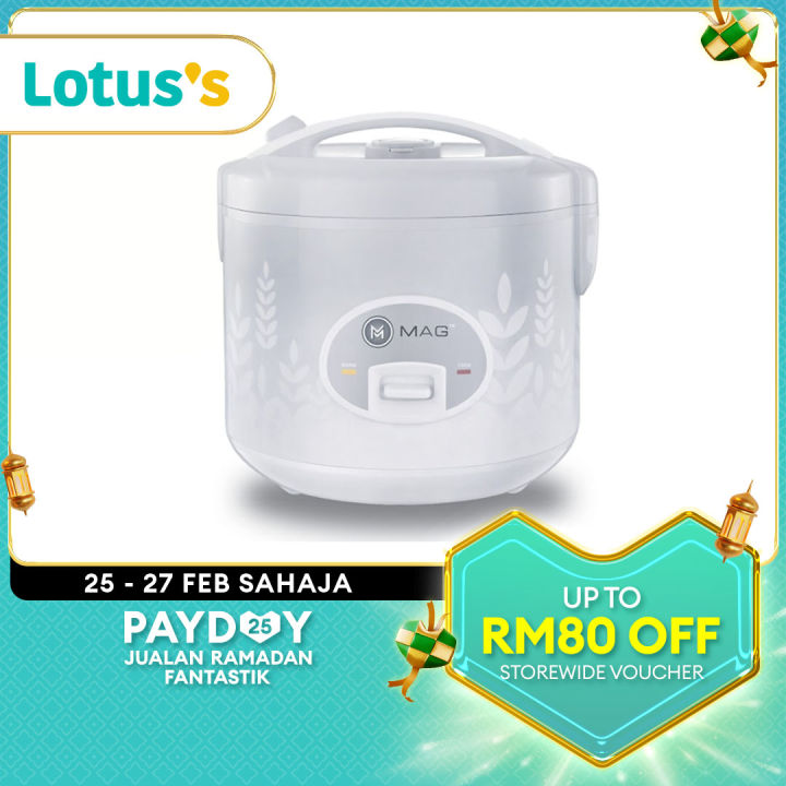 MAG 1.0L Jar Rice Cooker (MG-JRC100) | Lazada