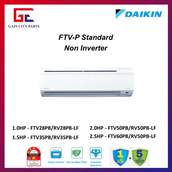 Daikin FTV28PB FTV35PB FTV50PB FTV60P Air Conditioner FTV-P Series 1 ...