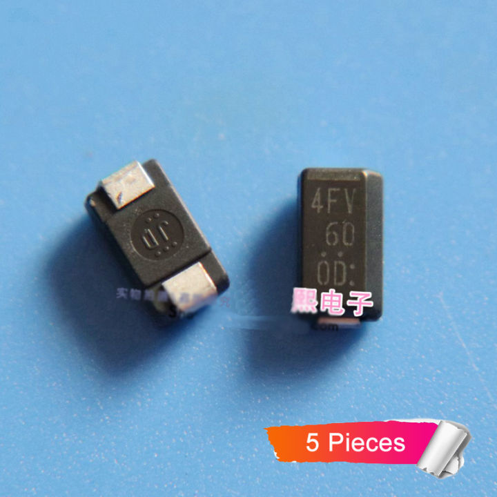5Pcs D4F60-5063 D4F60 DO-214AC เครื่องหมาย4FV60 600V/4A SMD ทั่วไป ...