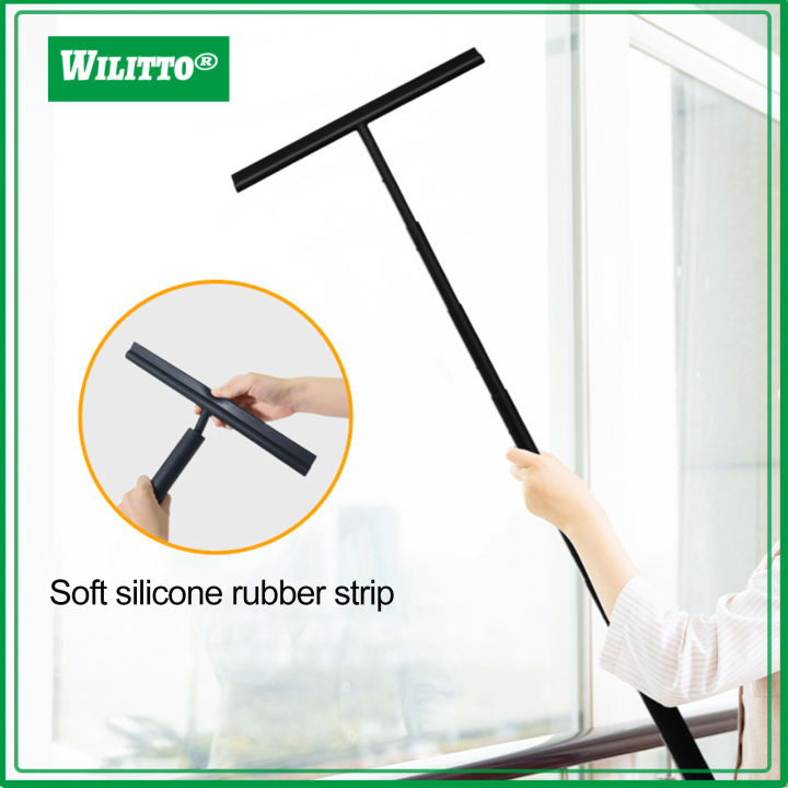 Window Scraper Extendable with Anti-Slip Grip Long Handle Non-drilling ...