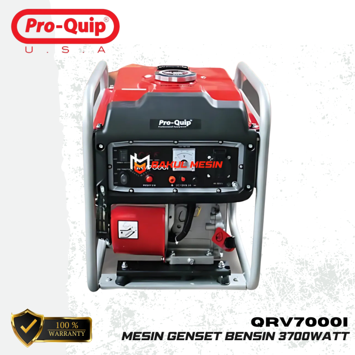 PROQUIP QRV 7000 Mesin genset bensin 3700watt generator set QRV7000i ...