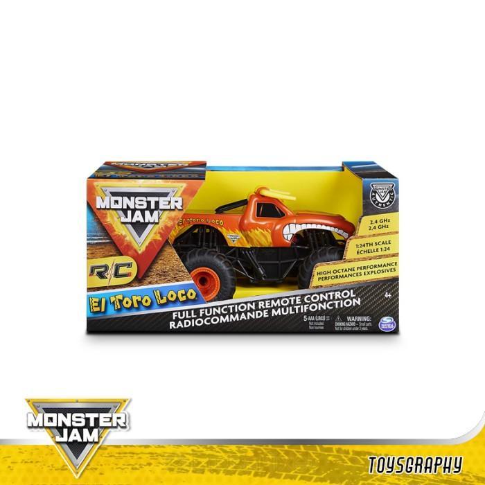 MONSTER JAM EL TORO LOCO REMOTE CONTROL MONSTER TRUCK RC 1 24 SCALE ...