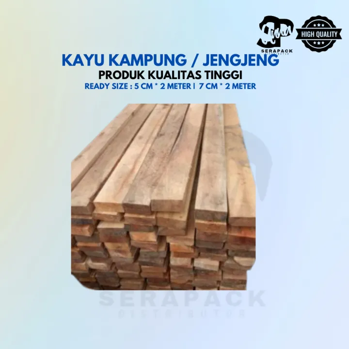 Kayu packing ukuran 5CM X 2 METER 7CM X 2 METER | Lazada Indonesia