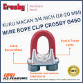 Wire Rope Clip / Kuku Macan / Klem Sling G450 3/4 Inch 18-20 mm Stock ...