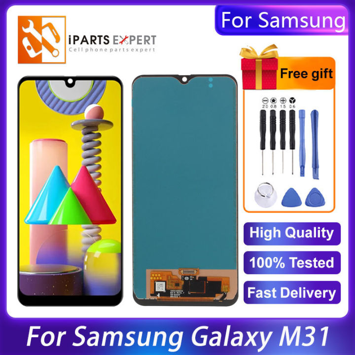 IPARTSEXPERT LCD Screen And Digitizer Assembly For Samsung Galaxy M31 ...