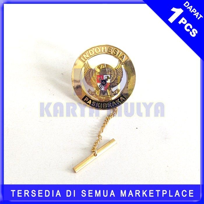 Pin Paskibraka - Pin Paskibra Indonesia Pengait Dandang Rantai Pin ...