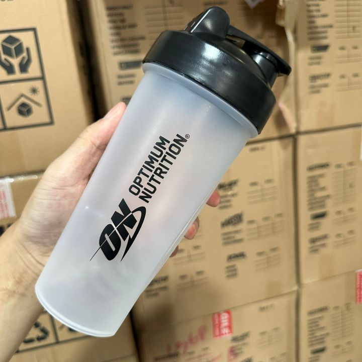 ON Optimum Nutrition Shaker Bottle 600 ML Hitam Bening Transparant ...