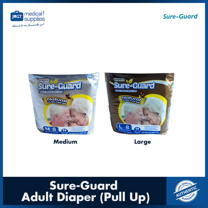 Sure-Guard Pull Up Adult Diaper (1 Pack - 8pcs) | Lazada PH