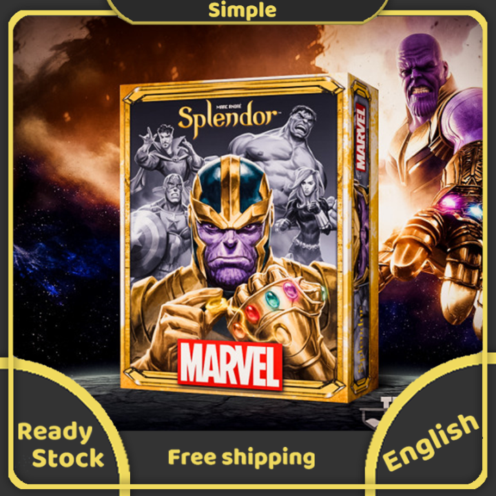 Splendor Marvel Board Game Laminating Film English Version Strategy ...