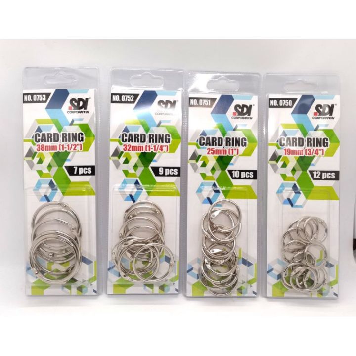 SDI METAL CARD RING 19/25/32/38mm | Lazada