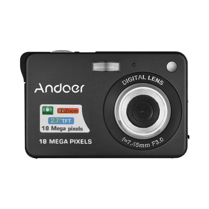 Andoer 18M 720P HD Digital Camera Video Camcorder with 2pcs ...