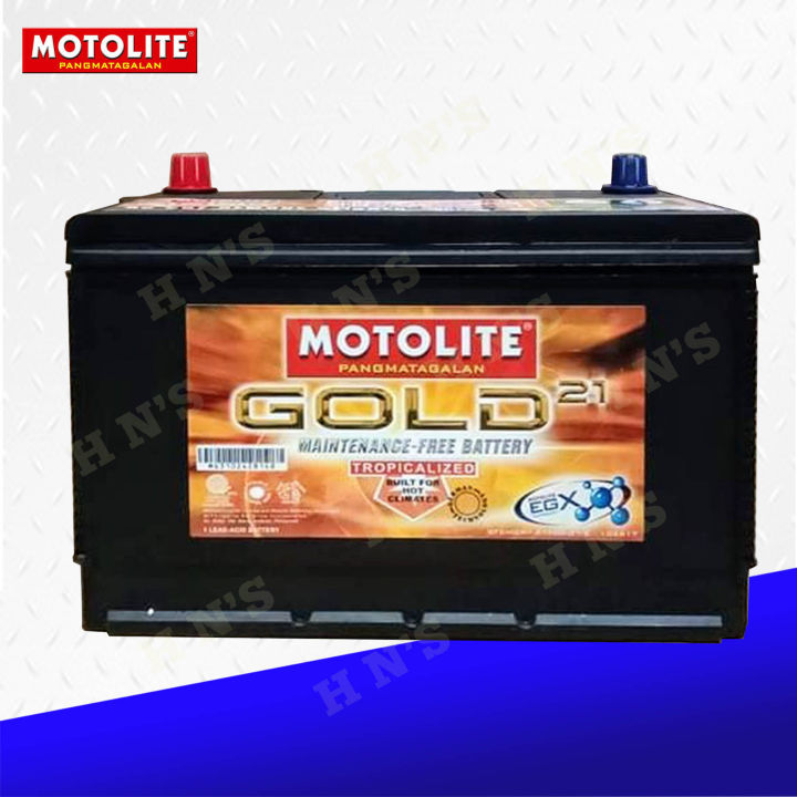 Motolite Gold 3SMF / N70 Maintenance Free Car Battery with 21 months warranty | Lazada PH