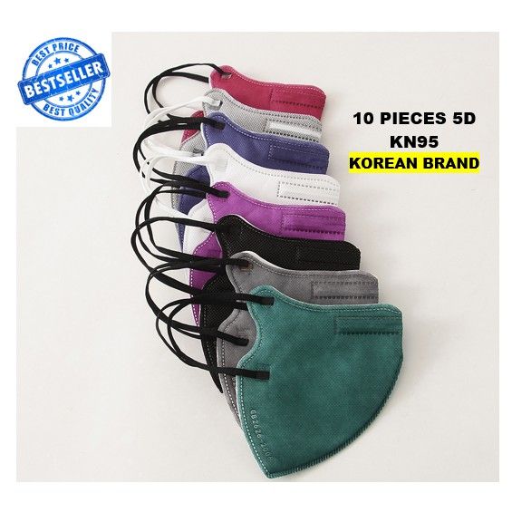 Charlene unisex KN95 5D and kn95 adult Mask Korean KN95 10PCS 5D ...