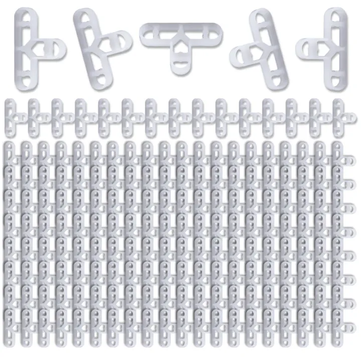 Pack of 200 10mm 3/8 Inch Sturdy Plastic Tile Spacers for Brick Wall ...