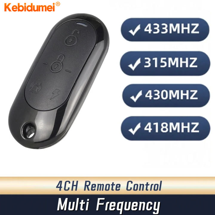 Kebidumei 315MZH 418MZH 430Mhz 433MHz Garage Door Copy Remote Control Cloning RF Transmitter ...
