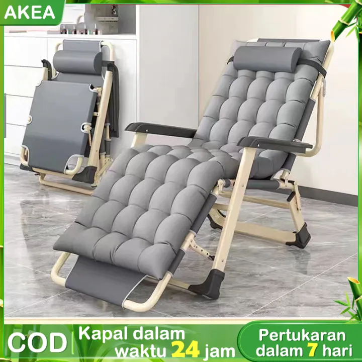 Kursi Malas Tempat Tidur Lipat Dengan Kasur Kursi Santai Ranjang Lipat ...