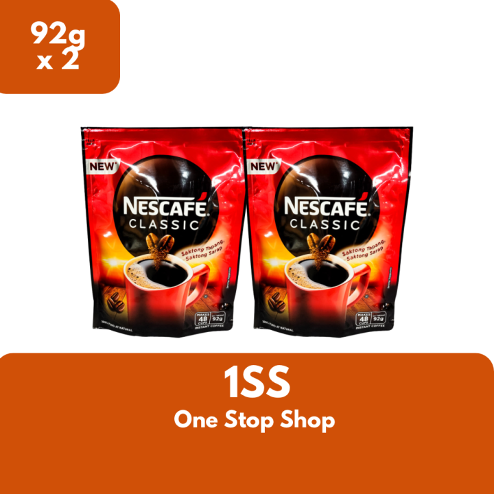 Nescafe Classic 92g x 2 | Lazada PH