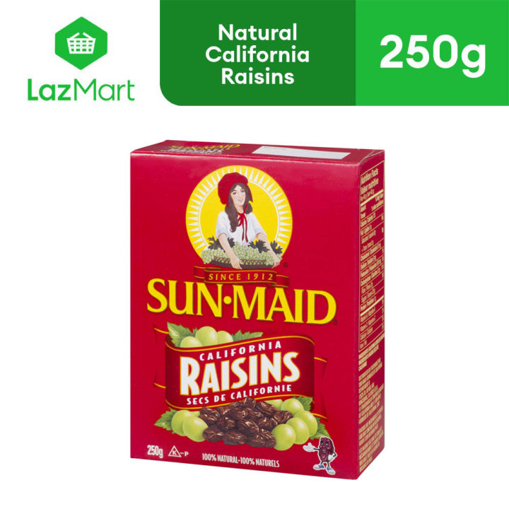 Sun Maid Natural California Raisins Carton 250g | Lazada PH
