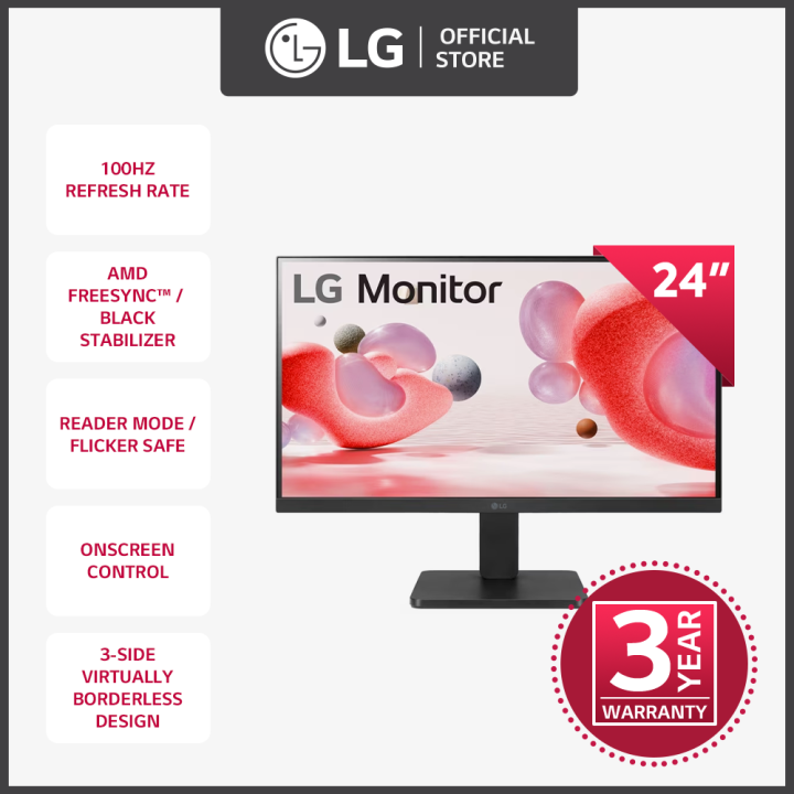 [SELLER RECOMMEND] LG 23.8'' Monitor 24MR400-B 23.8 inch IPS Full HD ...
