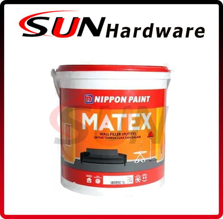 Plamir Dempul Tembok Nippon Paint Matex 4 kg Wall Putty wall filler | Lazada Indonesia
