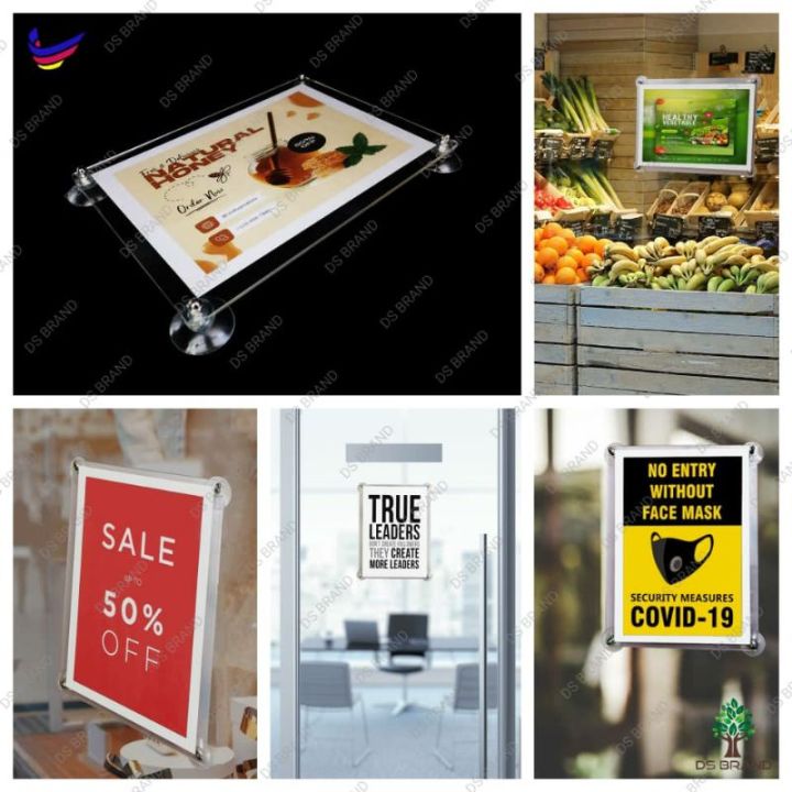 Document Glass Sandwich Holder / Paper Poster Sandwich Glass Holder ...