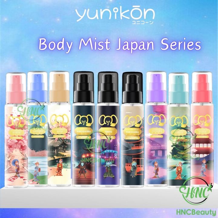 YUNIKON Body Mist Japan Series 100ml | Parfume Parfum Hair & Body Mist ...