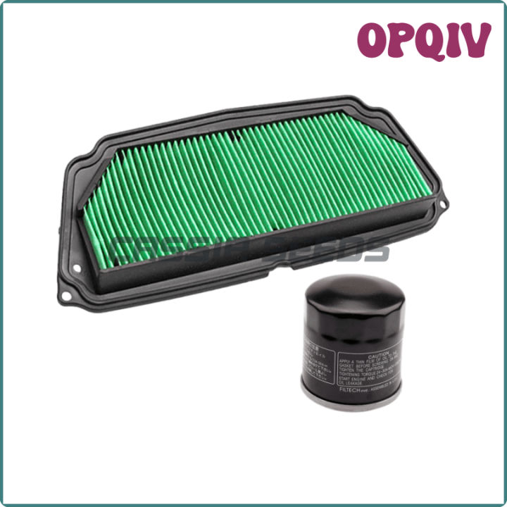 OPQIV Motorcycle Air Filter Element Oil Filter Honda CBR650R CBR 650R ...