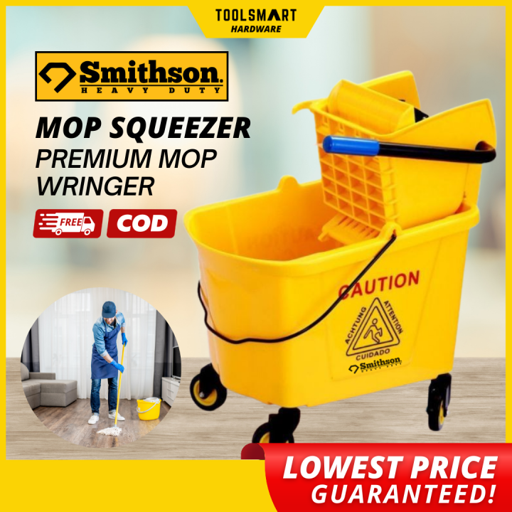 【SMITHSON】 Premium Quality Mop Squeezer 32 Liters 36 Liters Floor Mop ...